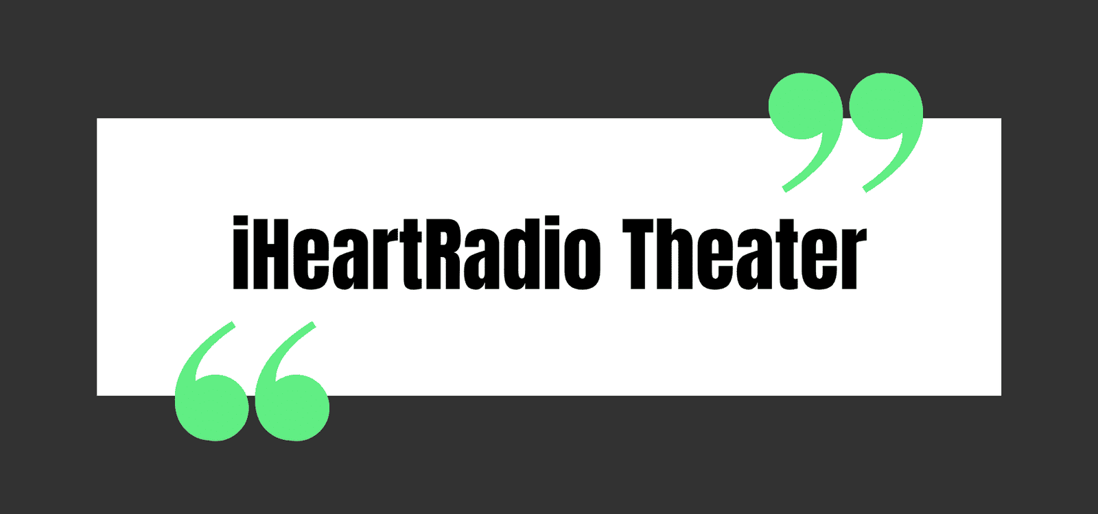 iHeartRadio Theater – Pub36